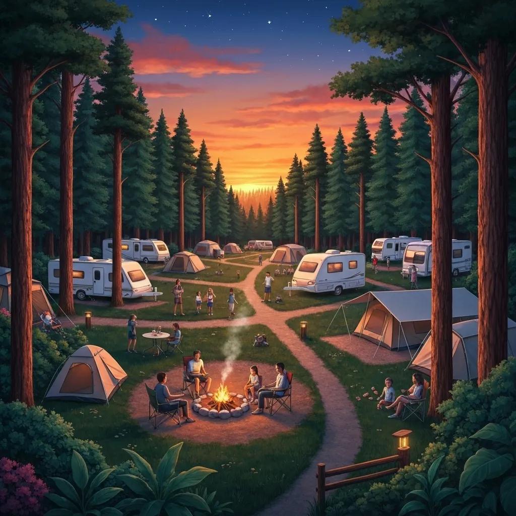 Campground Amenities Compared for Families and RVs