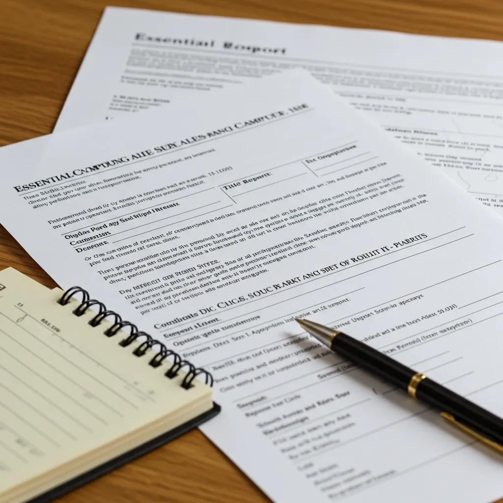 What Documentation to Prepare When Selling Your RV Park