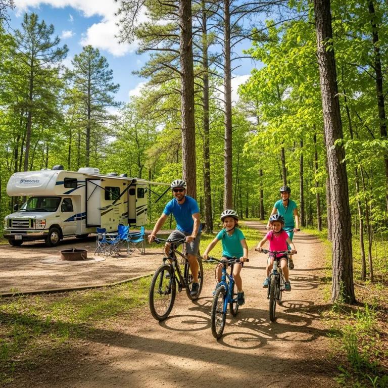 Discover Adventure: RV Parks with Biking Trails in Michigan - GatherGrounds