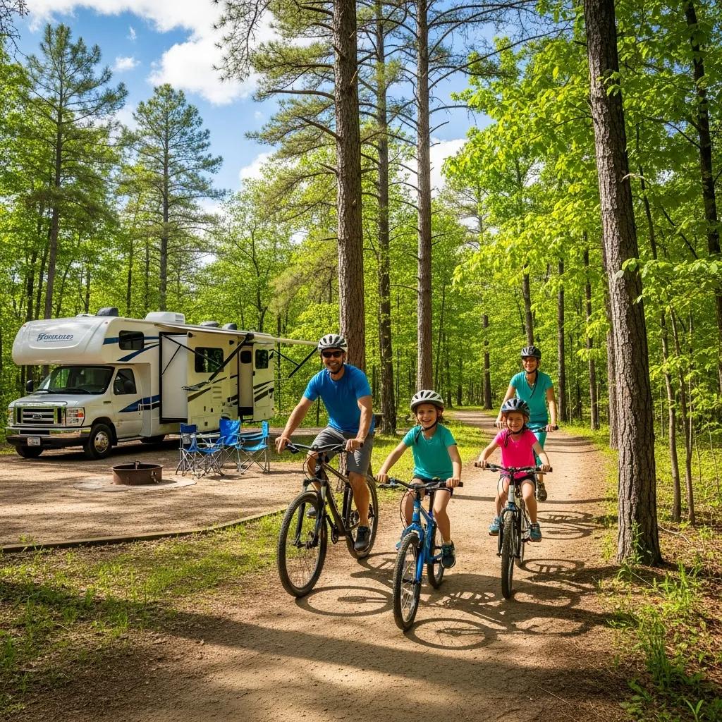 Discover Adventure: RV Parks with Biking Trails in Michigan - GatherGrounds