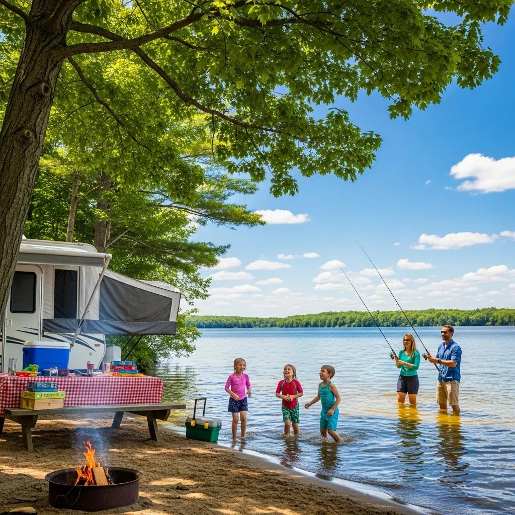 Unforgettable Fishing and Swimming at Michigan Campgrounds