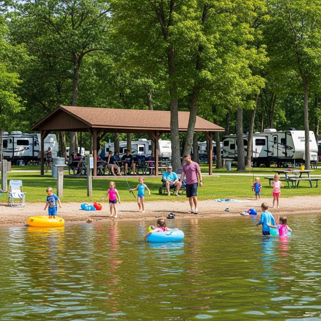 Explore Family Fun: Campgrounds Near Portage Lake Michigan