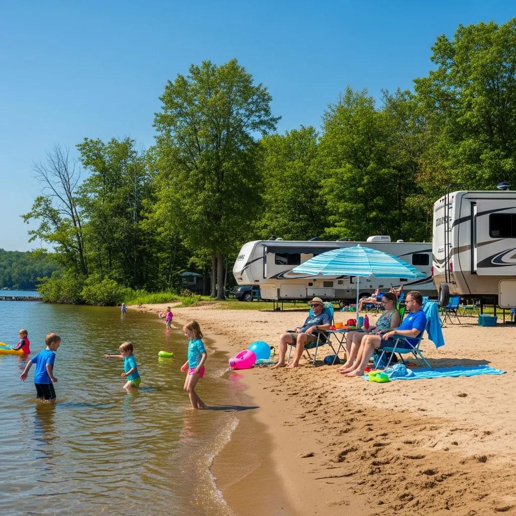 Discover Ideal Campgrounds Near Michigan for Water Fun