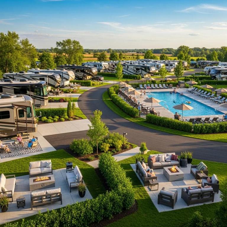 Unwind in Style: Luxury RV Resorts Near Waterloo Amenities