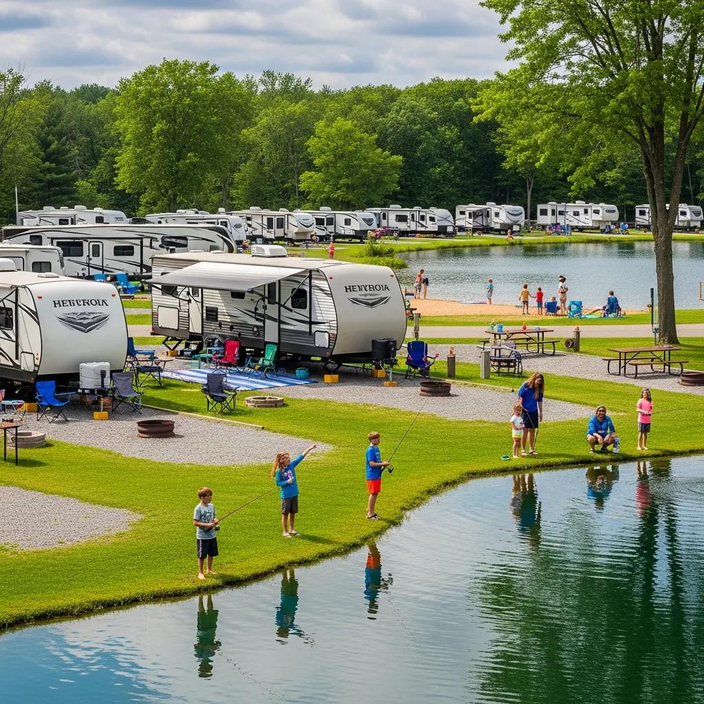 Discover Michigan Campgrounds with Swimming and Fishing Fun