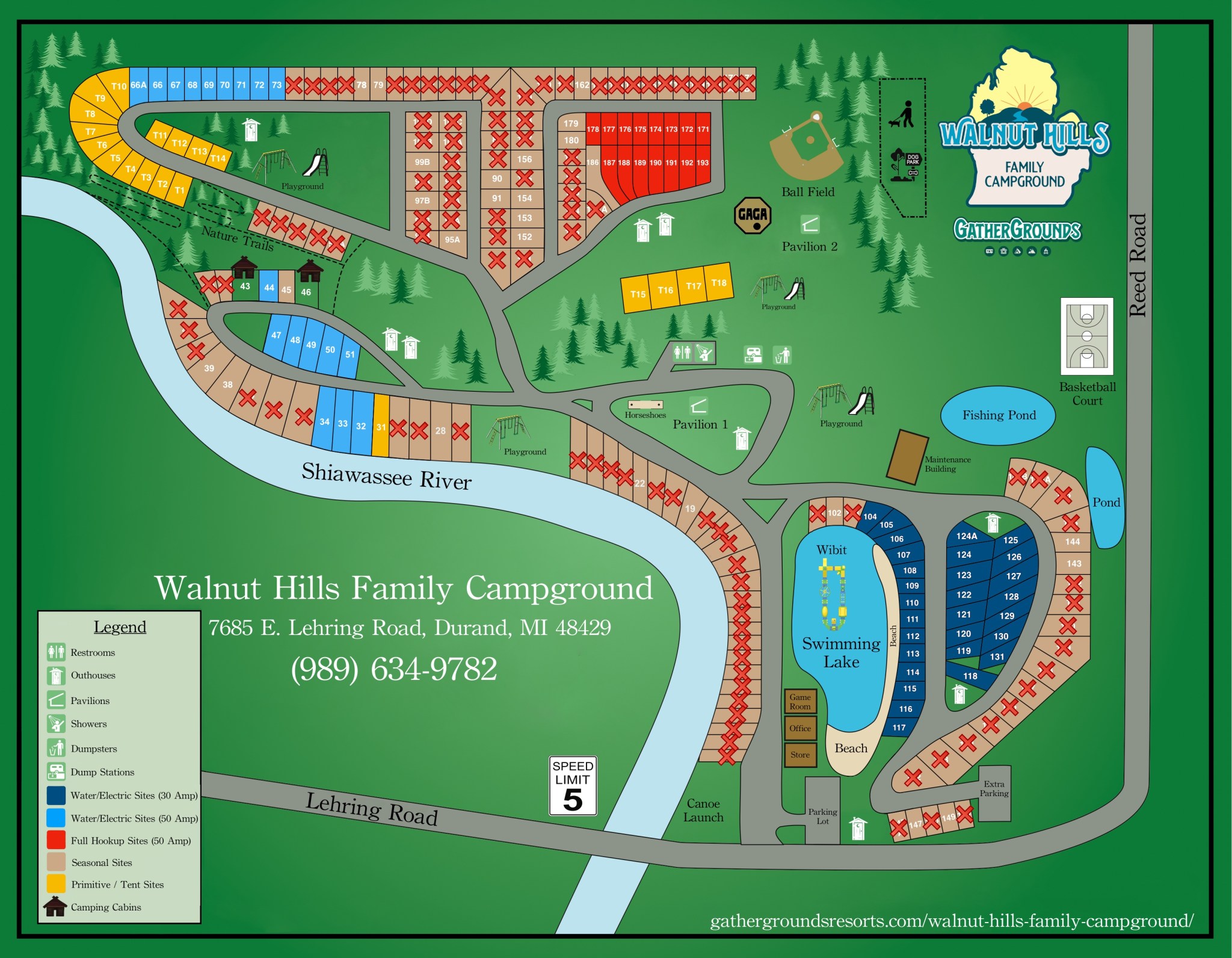 Walnut Hills Family Campground Seasonal Site: Reserve Yours!